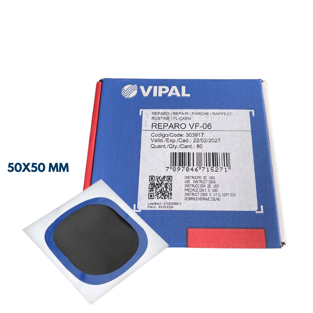 Parche Vipal VF-06 50x50mm | Vulcanización en frío